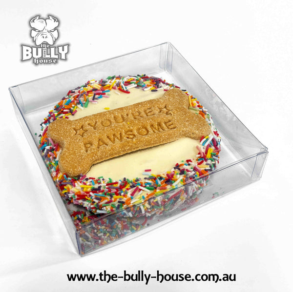 You're Pawsome Cookie Cake - for Dogs & Puppies – THE BULLY HOUSE