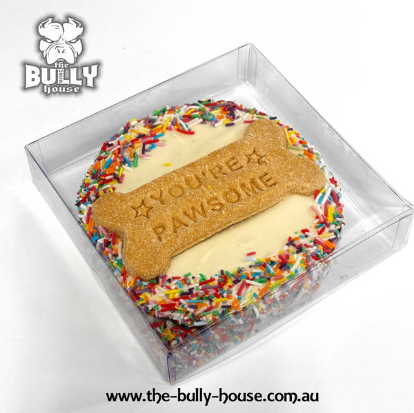 You're Pawsome Cookie Cake - for Dogs & Puppies – THE BULLY HOUSE