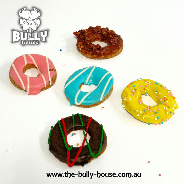 Doggy Donuts 5 pack - for Dogs & Puppies – THE BULLY HOUSE