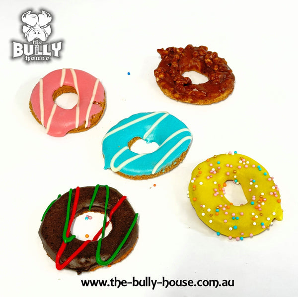 Doggy Donuts 5 pack - for Dogs & Puppies – THE BULLY HOUSE