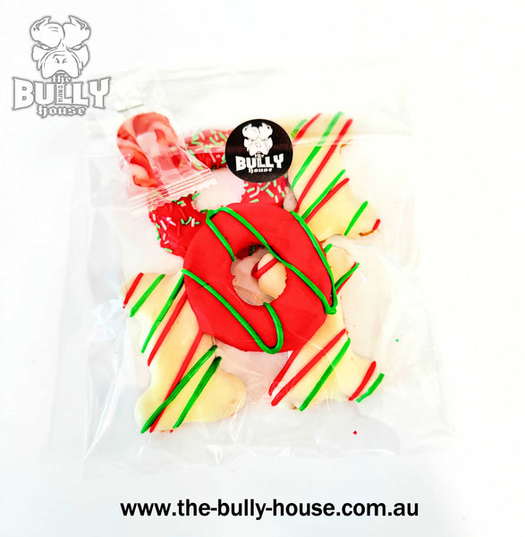Doggy Christmas Treats 5pk (limited time only) – THE BULLY HOUSE