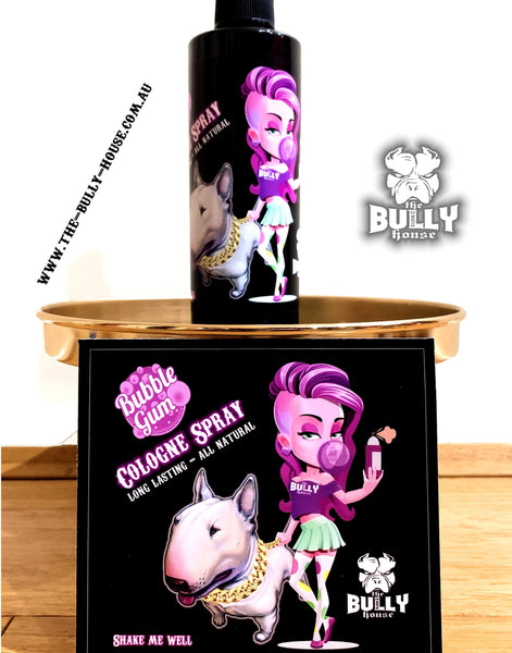 BUBBLEGUM - 250ml Dog/Puppy Cologne spray - OUR FAMOUS SIGNATURE FRAGR ...