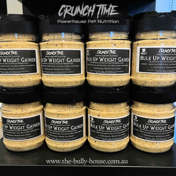Bulk Up Weight Gainer For Dogs - Crunch time - Dog Nutrition on – THE ...